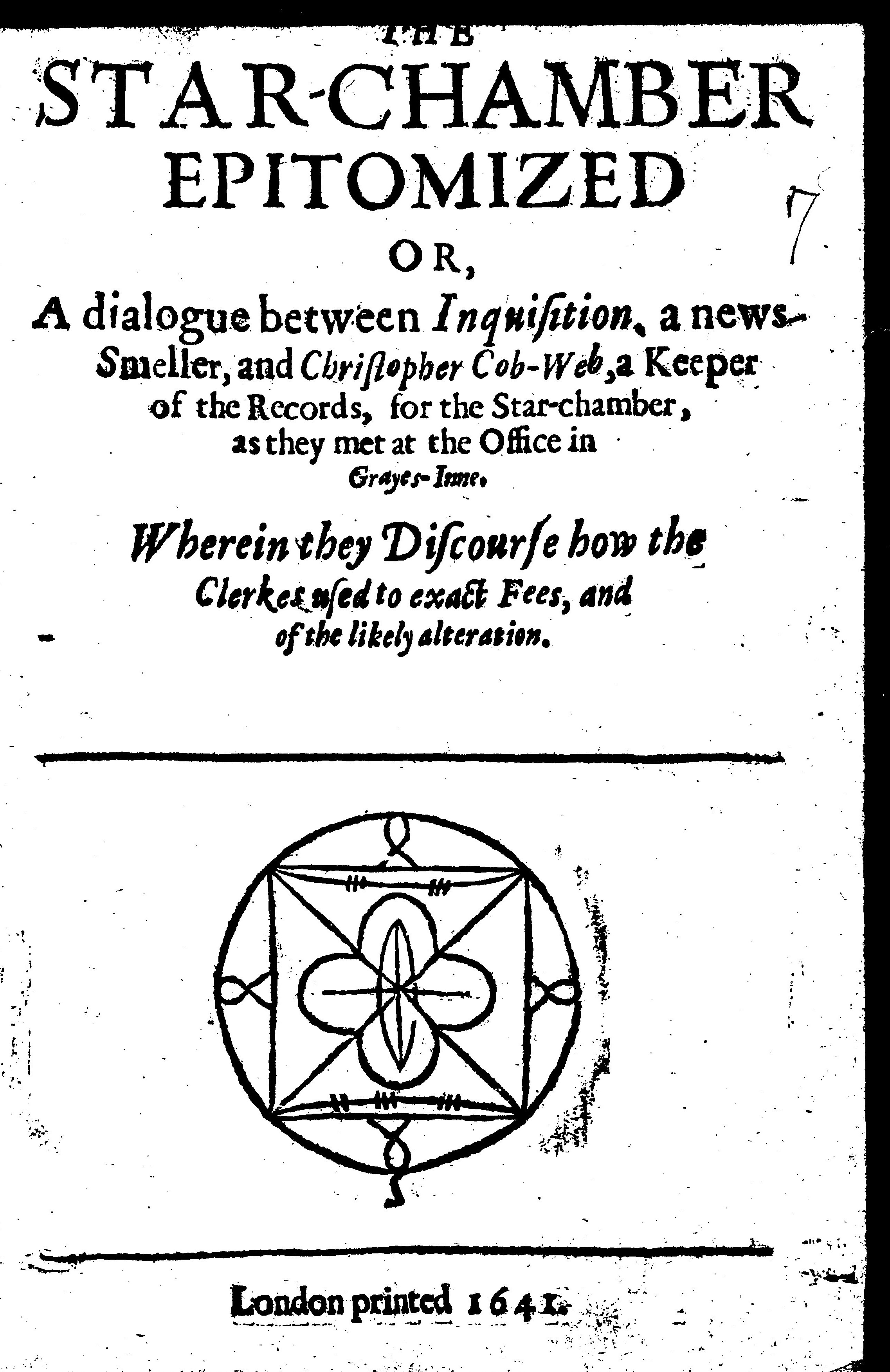 The Court of Star Chamber’s Record(s) and Reports – Legal History ...